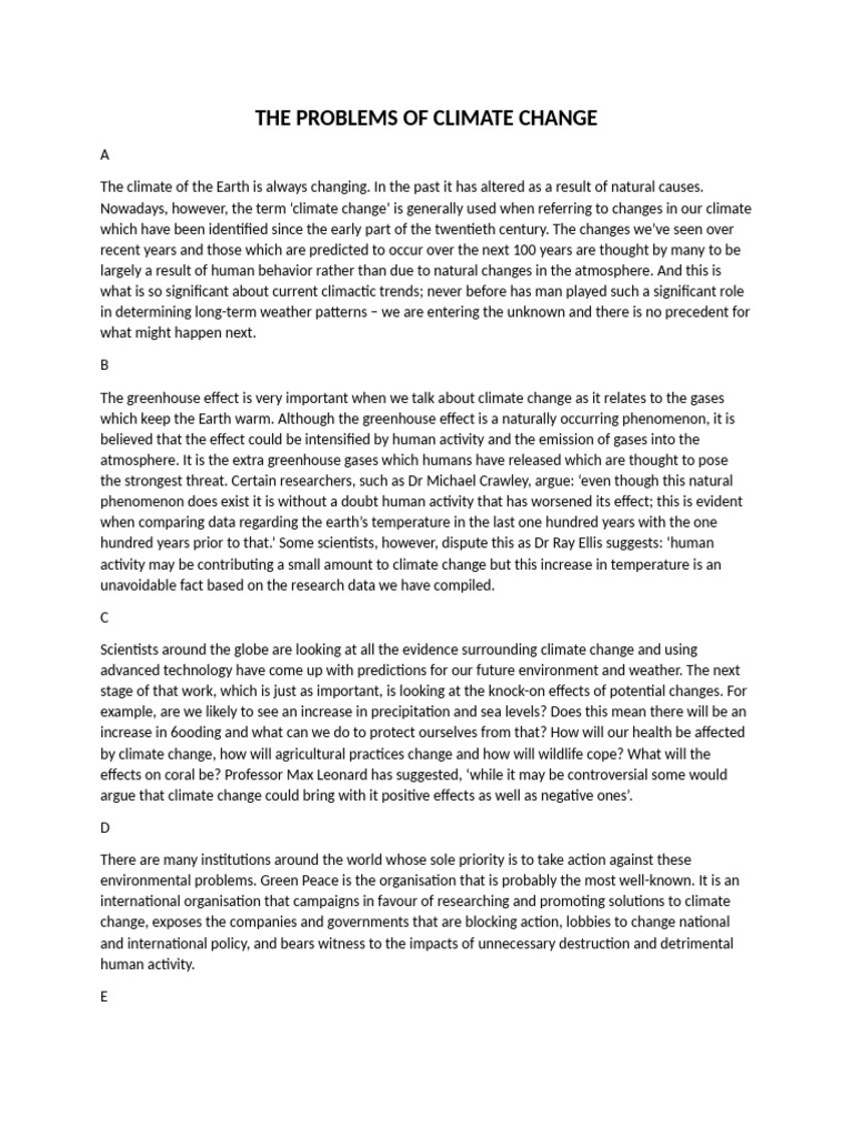 Understanding Climate Change Issues | PDF | Climate Change | Climate