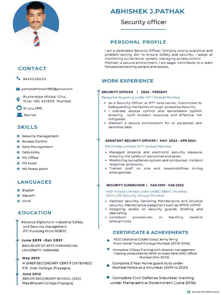 CV - Abhishek Pathak | PDF