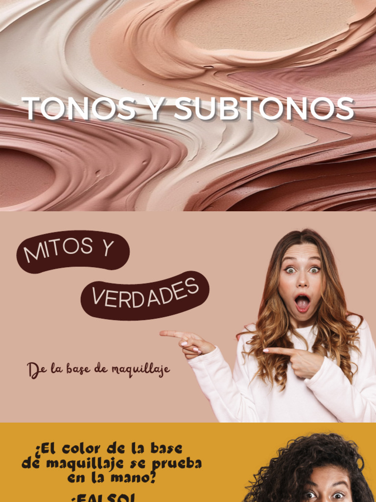 Tonos y Subtonos | PDF | Productos cosméticos | Color