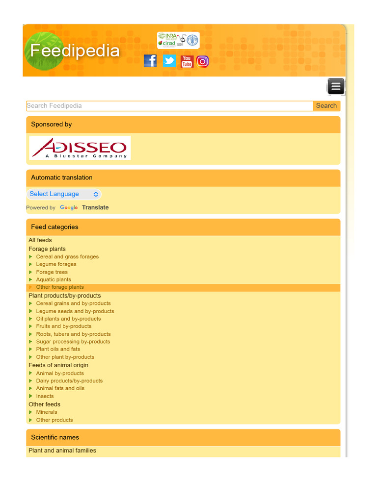 Mango (Mangifera Indica) Fruit and By-Products - Feedipedia | PDF ...