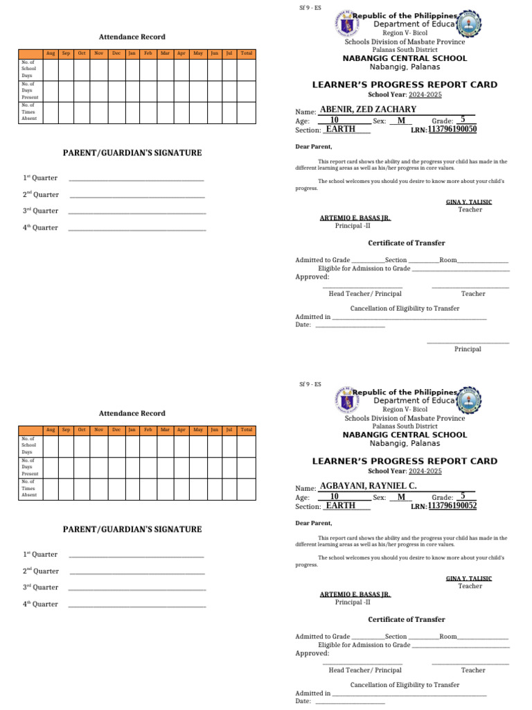 Attendance Record | PDF