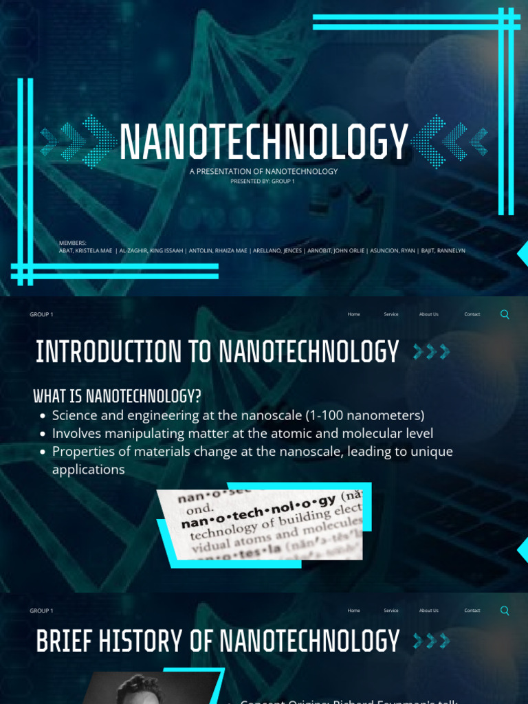 Overview of Nanotechnology Applications | PDF | Nanotechnology | Materials