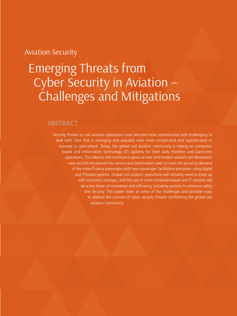 Aviation Cybersecurity Challenges | PDF | Computer Security | Security