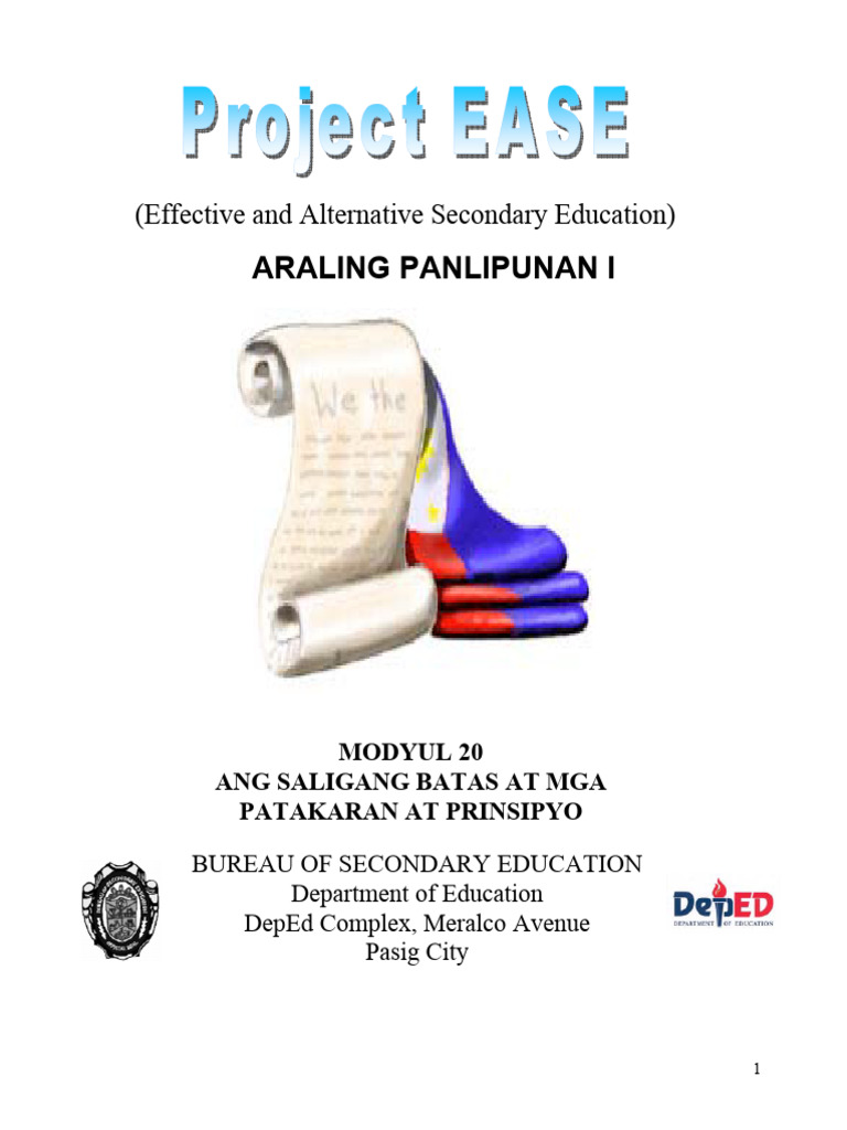 Ang Saligan Batas at Mga Patakaran at Prinsipyo | PDF