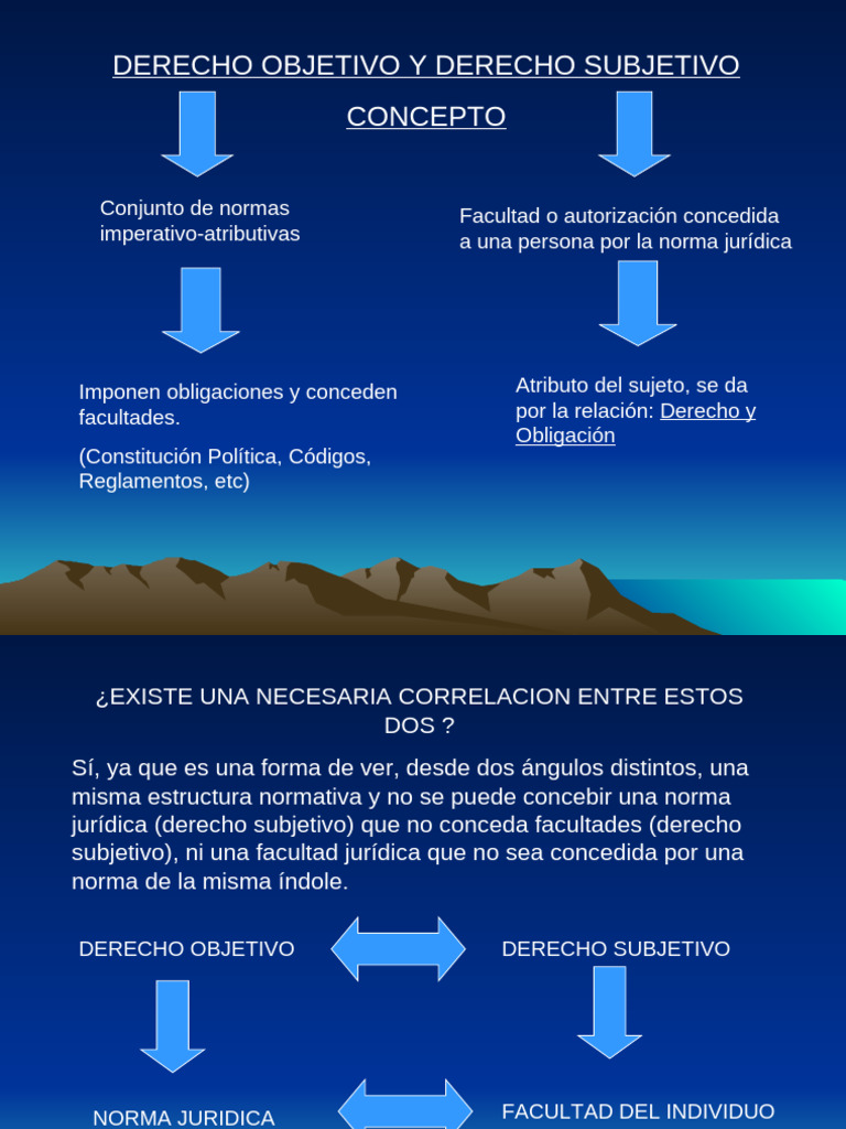 Derecho Objetivo y Subjetivo: Conceptos Clave | PDF | Justicia | Crimen ...