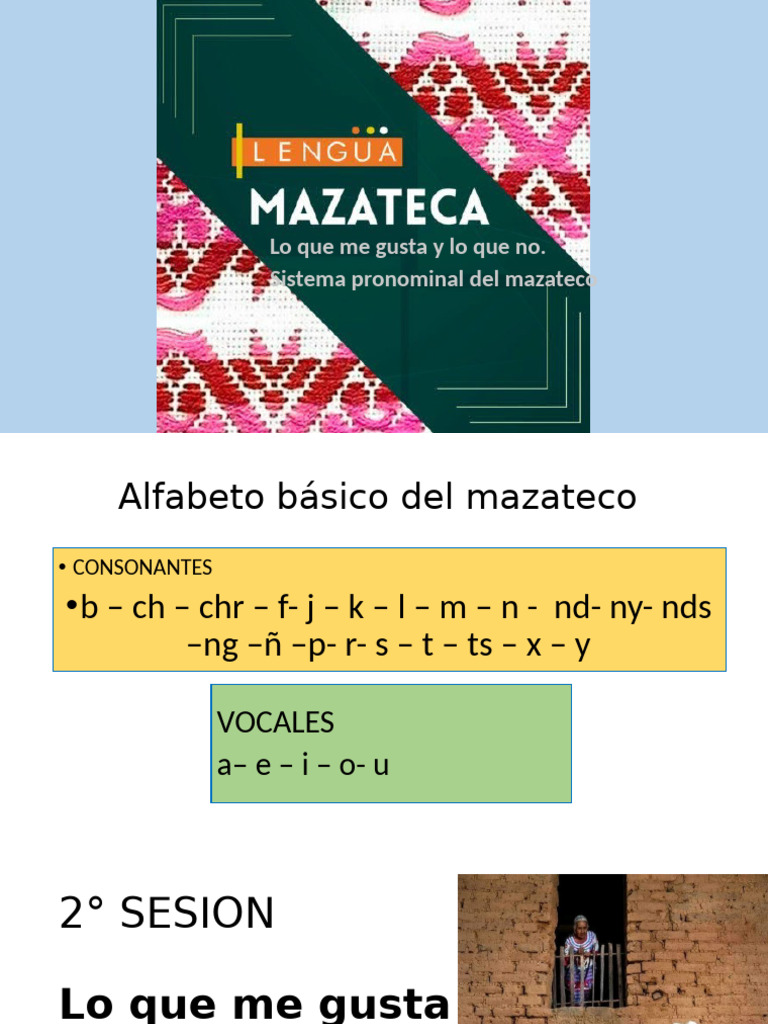 Sistema Pronominal y Posesión en Mazateco | PDF | Pronombre | Sintaxis