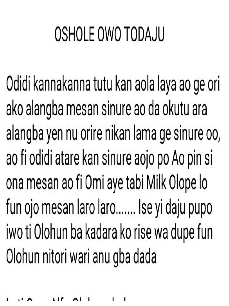 Asiri Agba Kefa | PDF