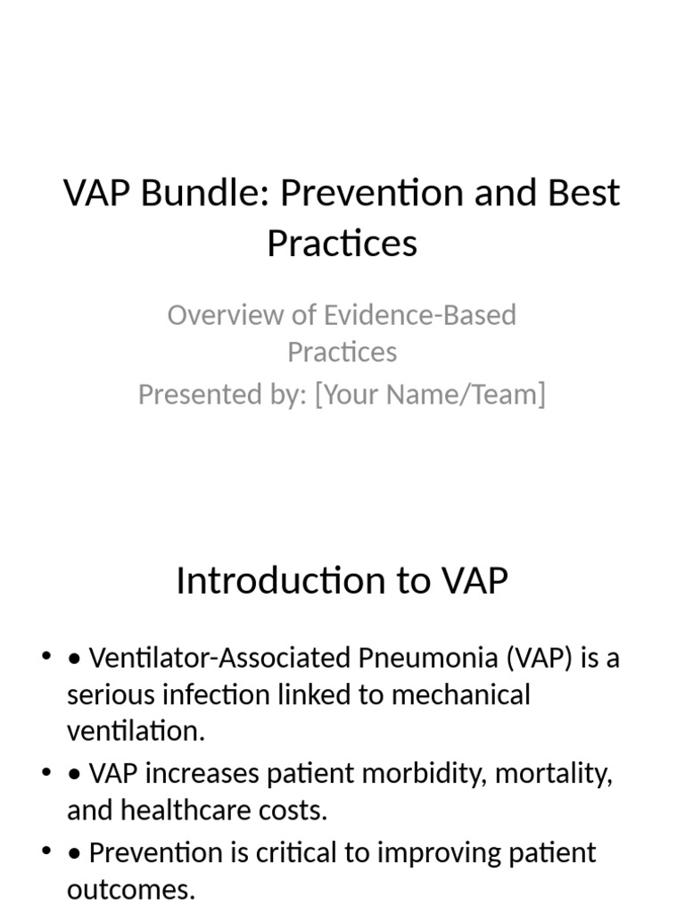VAP Bundle Presentation | PDF