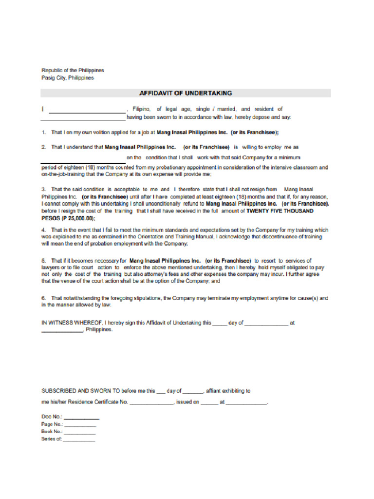 Mi Company Forms | PDF