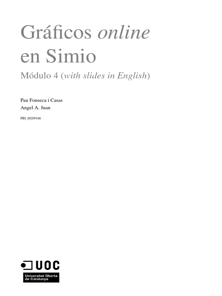 Módulo 4. Gráficos Online en Simio | PDF | Informática