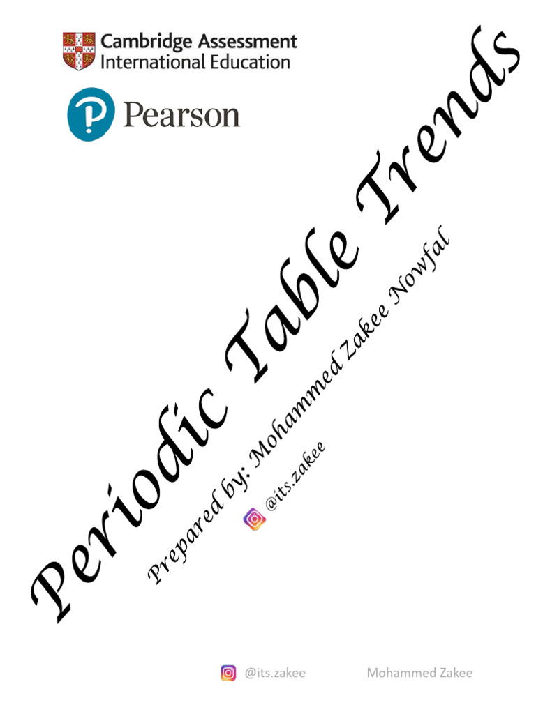 Updated Periodic Table Trends | PDF | Chemical Compounds | Chemical Bond