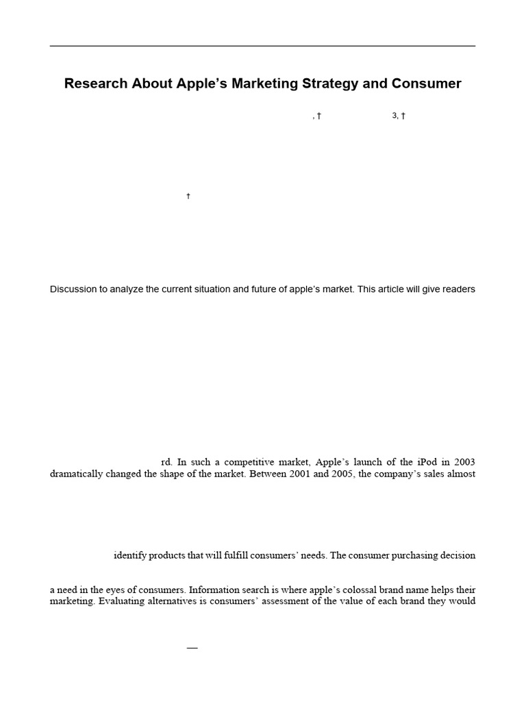 Research About Apples Marketing Strategy and Cons | PDF | Apple Inc ...