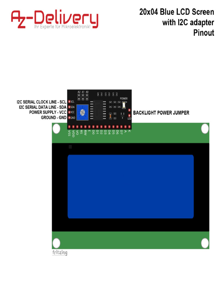 20x04_LCD_with_I2C_Pinout | PDF