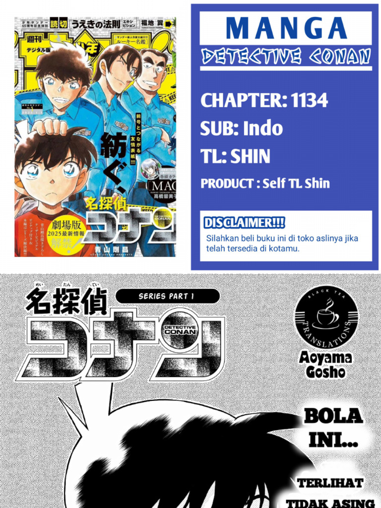 Manga Detective Conan Chapter 1134 (SUB Indo) | PDF