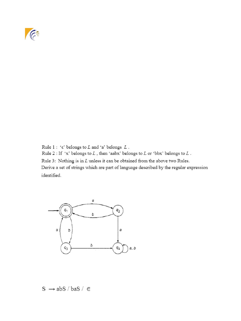 Theory of Computation JUNE-2021 Sem- II SET-7 (T.Y.B.tech COMP) | PDF | Automata Theory | Theory ...