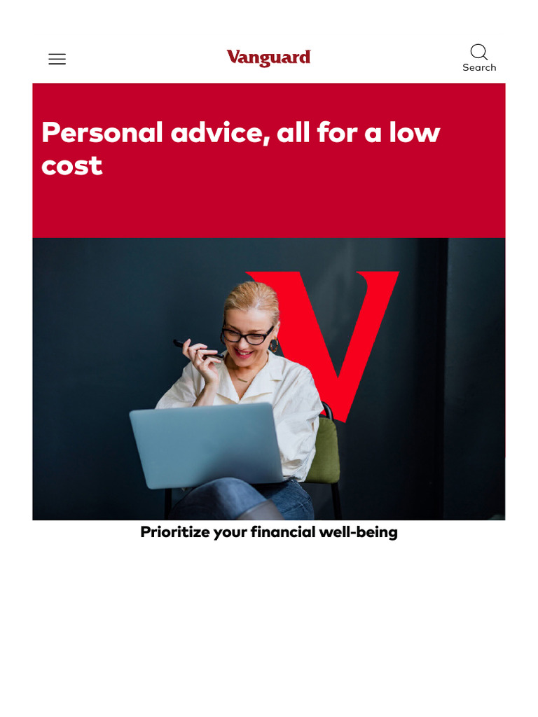 Personal Financial Advice Options Vanguard | PDF | The Vanguard Group ...