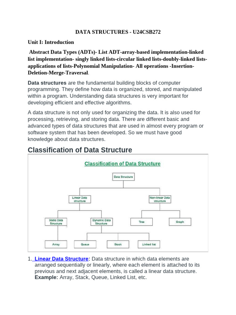 DATA STRUCTURES | PDF | Queue (Abstract Data Type) | Data Structure DATA STRUCTURES | PDF | Queue (Abstract Data Type) | Data Structure