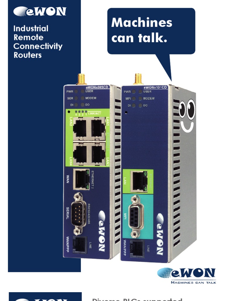 Ewon Brochure | PDF | High Speed Packet Access | Virtual Private Network