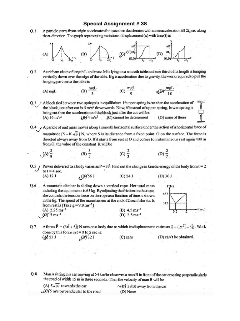 Special Assignment # 38 | PDF