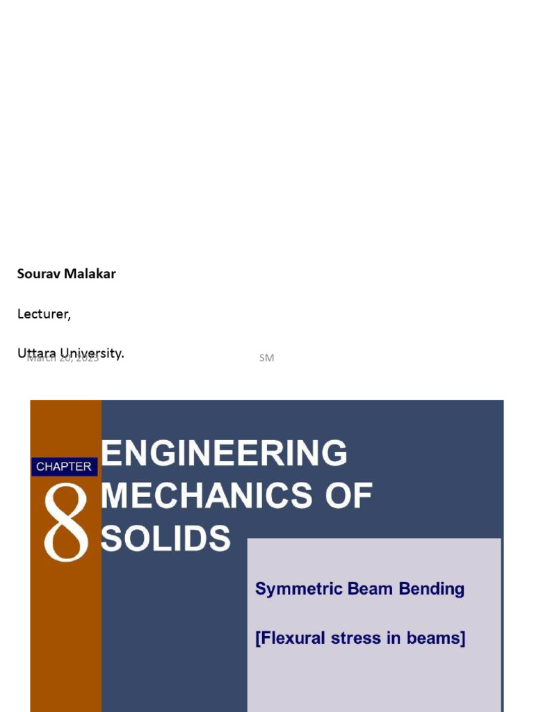 02 Flexural and Shear Stresses in Beams | PDF | Bending | Deformation (Engineering)