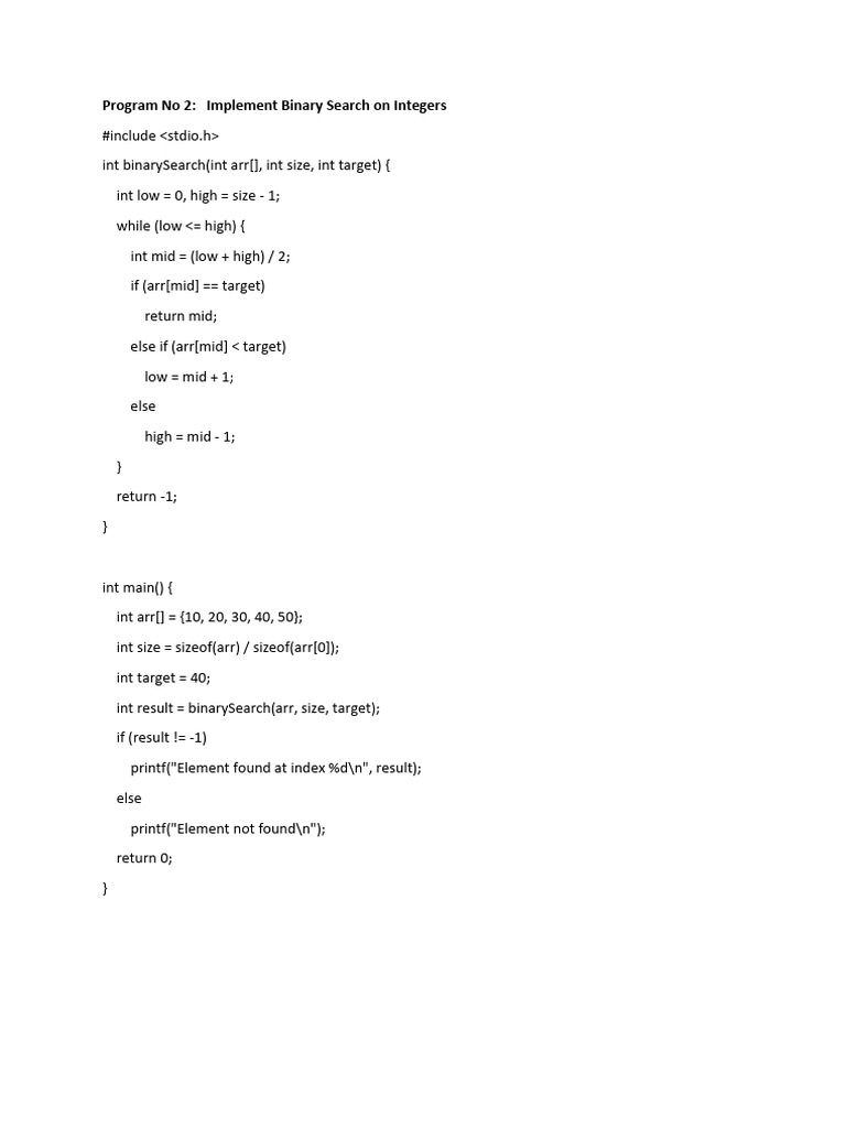 pgm2_BinarySearch | PDF