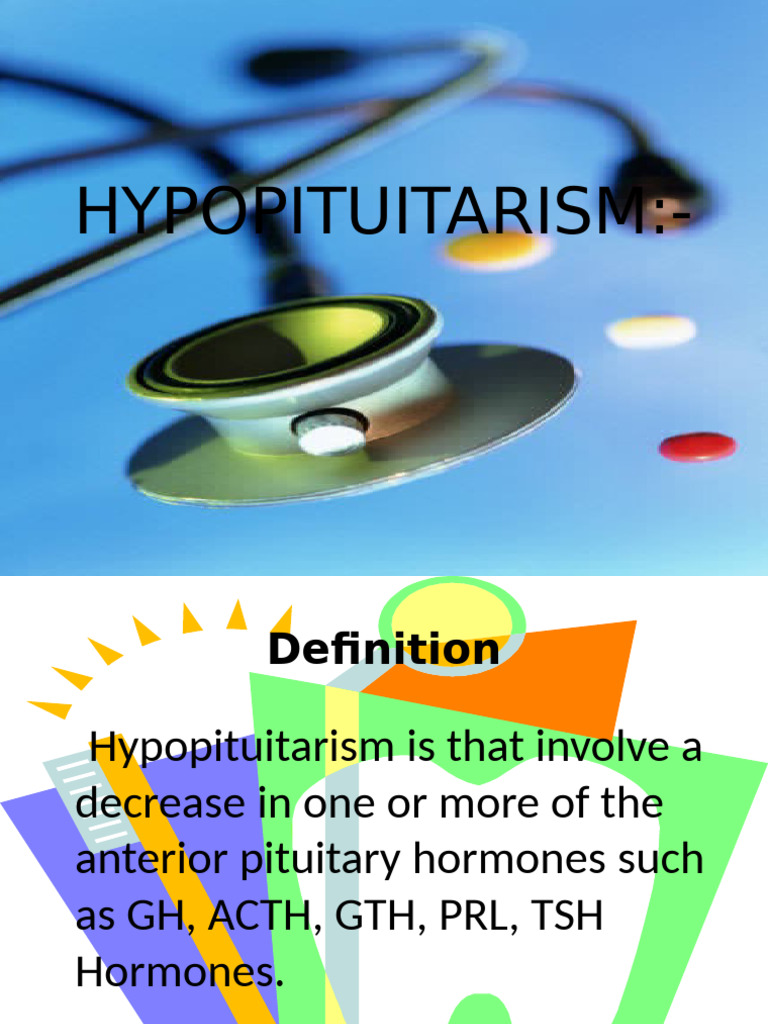 Hypopituitarism | PDF | Glands | Diseases And Disorders