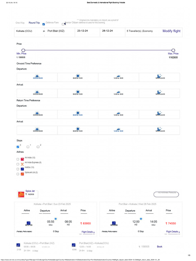 Best Domestic - International Flight Booking Website | PDF | Aviation ...