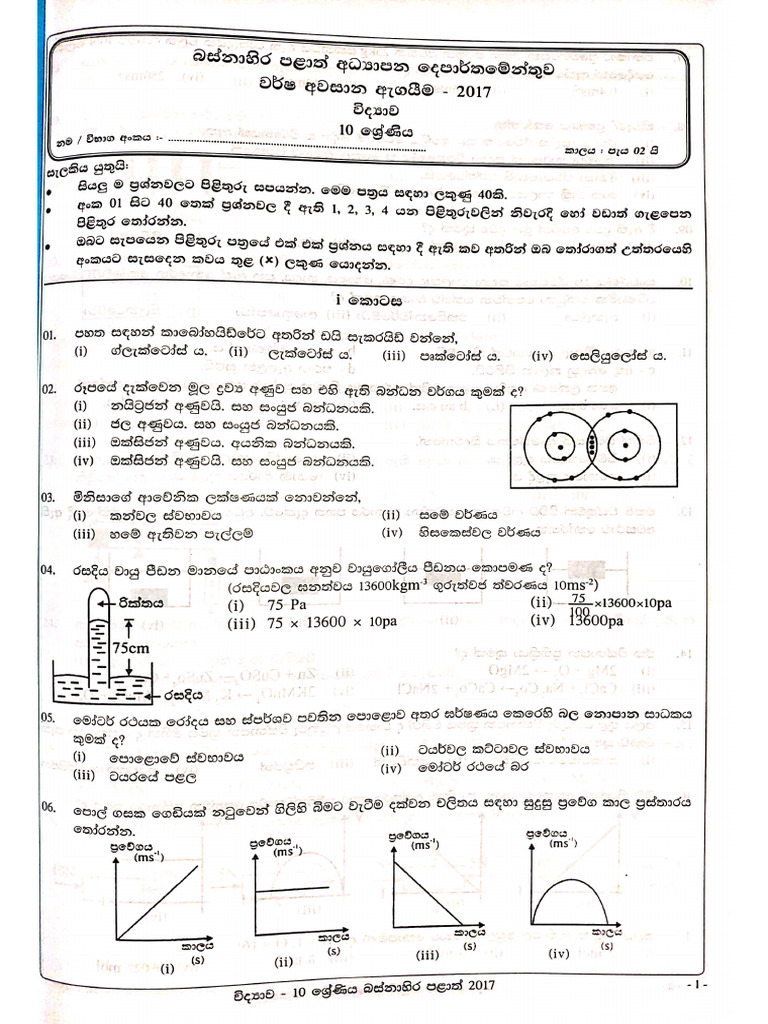 Grade 10 Science | PDF