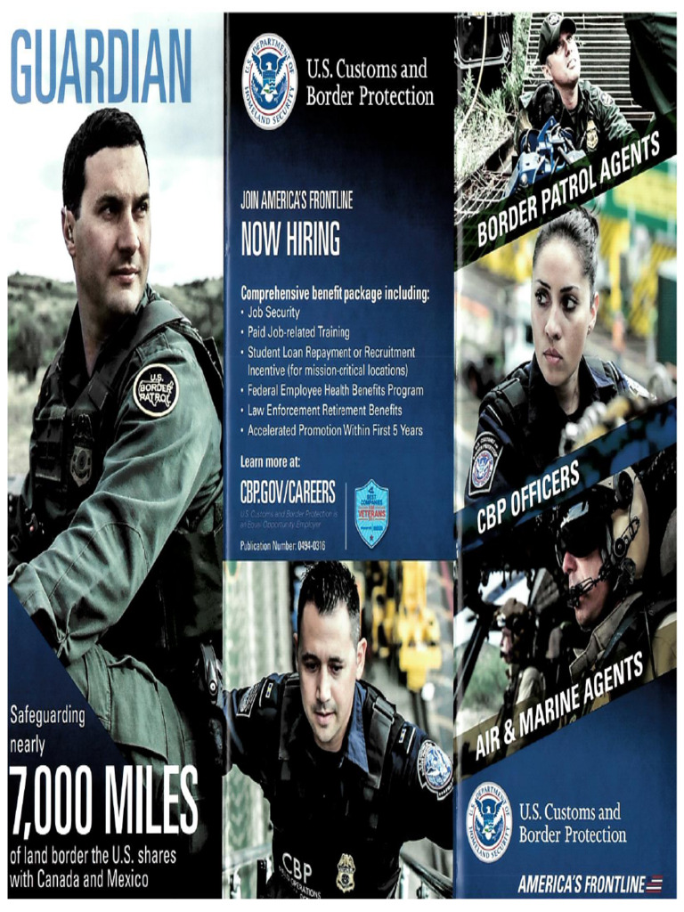 US Custom and Border Patrol Flyer | PDF