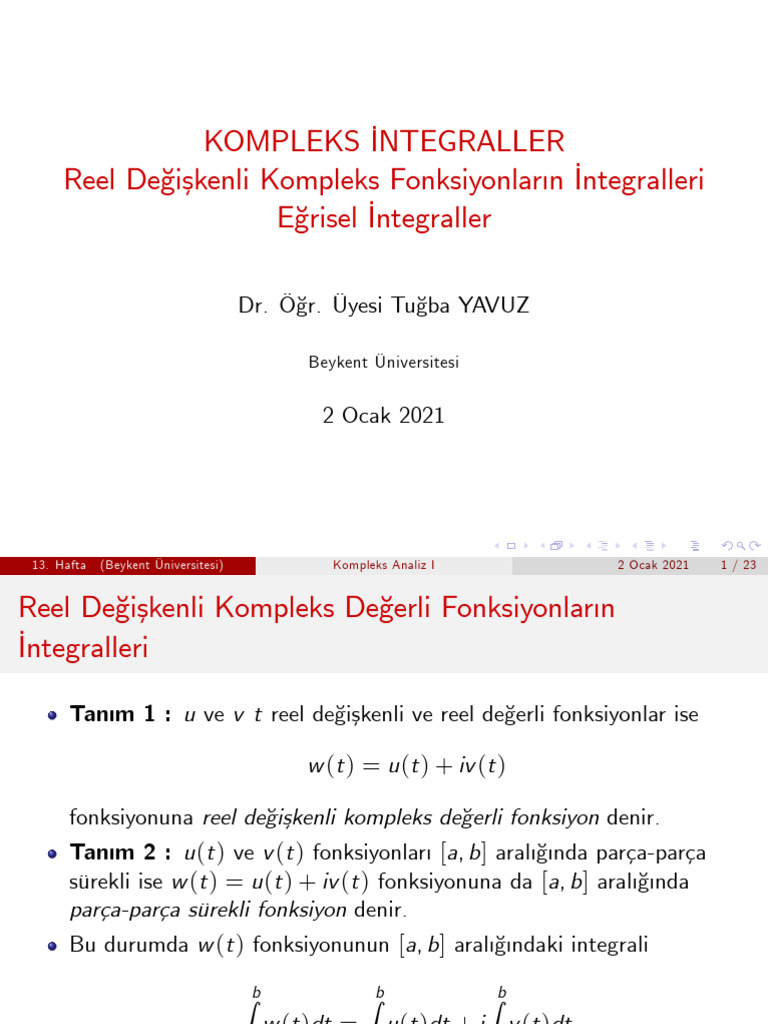 13 Hafta Ders Notu 1 | PDF