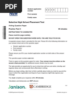 IGCSE English 0500 Journal Writing | PDF | Thought | Feeling