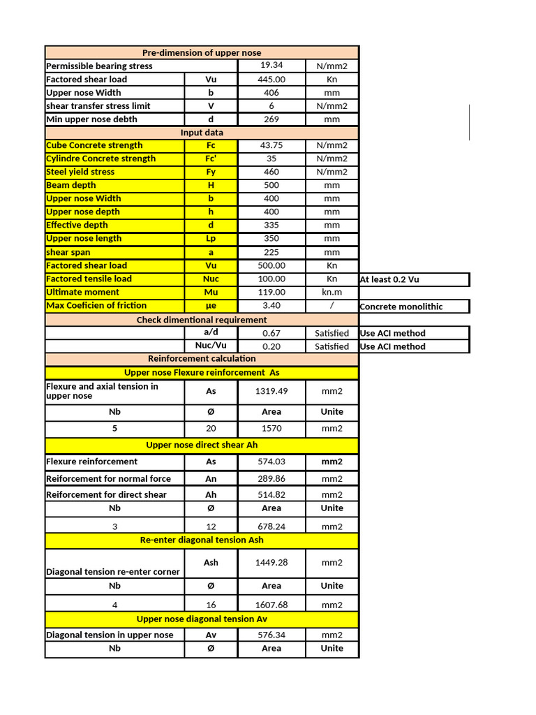 10 - Design End Dapped Beam | PDF | Bending | Solid Mechanics