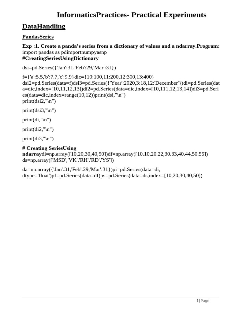 Ip Xii Practical File 2024 | PDF