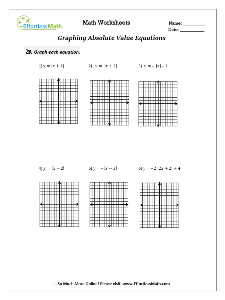 Graphing-Absolute-Value-Equations | PDF