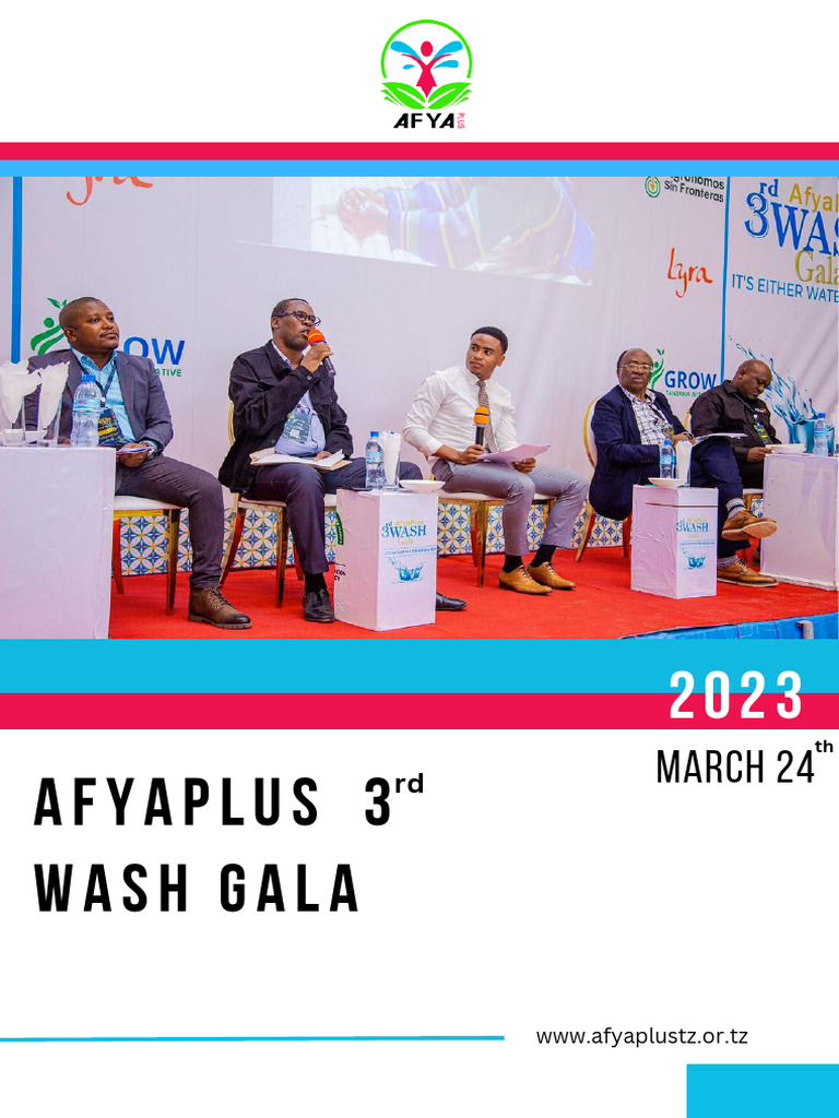 Afyaplus 3rd Wash Gala Report | PDF | Wash | Sanitation