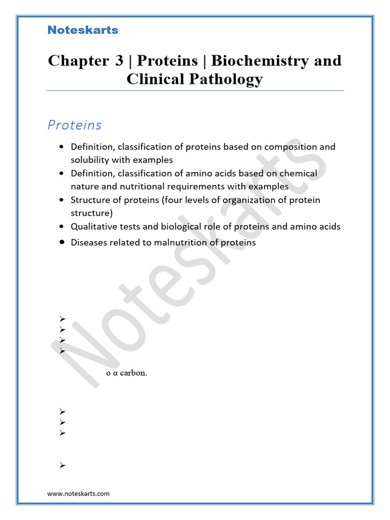 Biochemistry: Protein Essentials | PDF | Amino Acid | Proteins