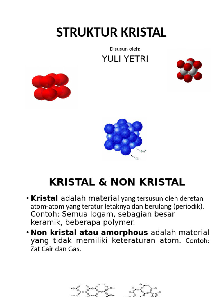 Struktur Kristal | PDF