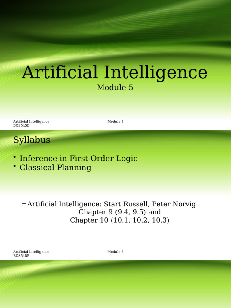Module5AI | PDF | Inference | Artificial Intelligence