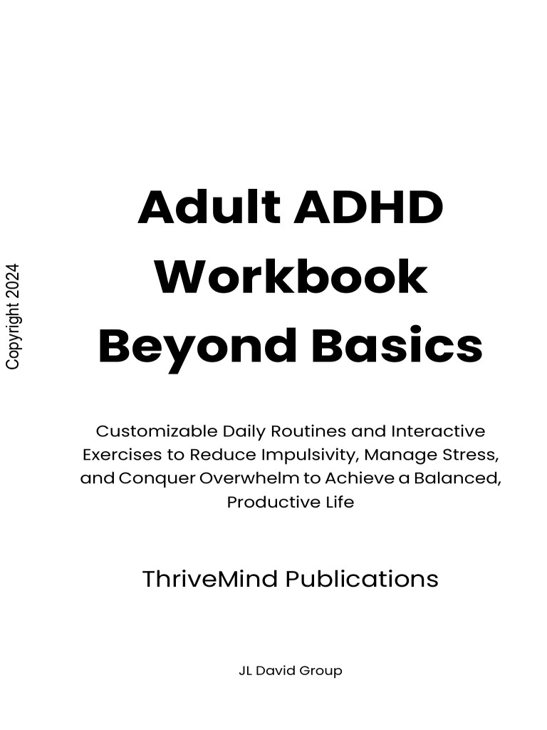 Adult ADHD Workbook Beyond Basics - Lee Jamison Watermark | PDF ...