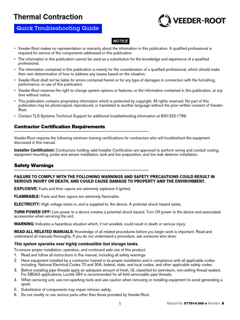 Thermal Contraction 577014-345 | PDF | Valve | Pump