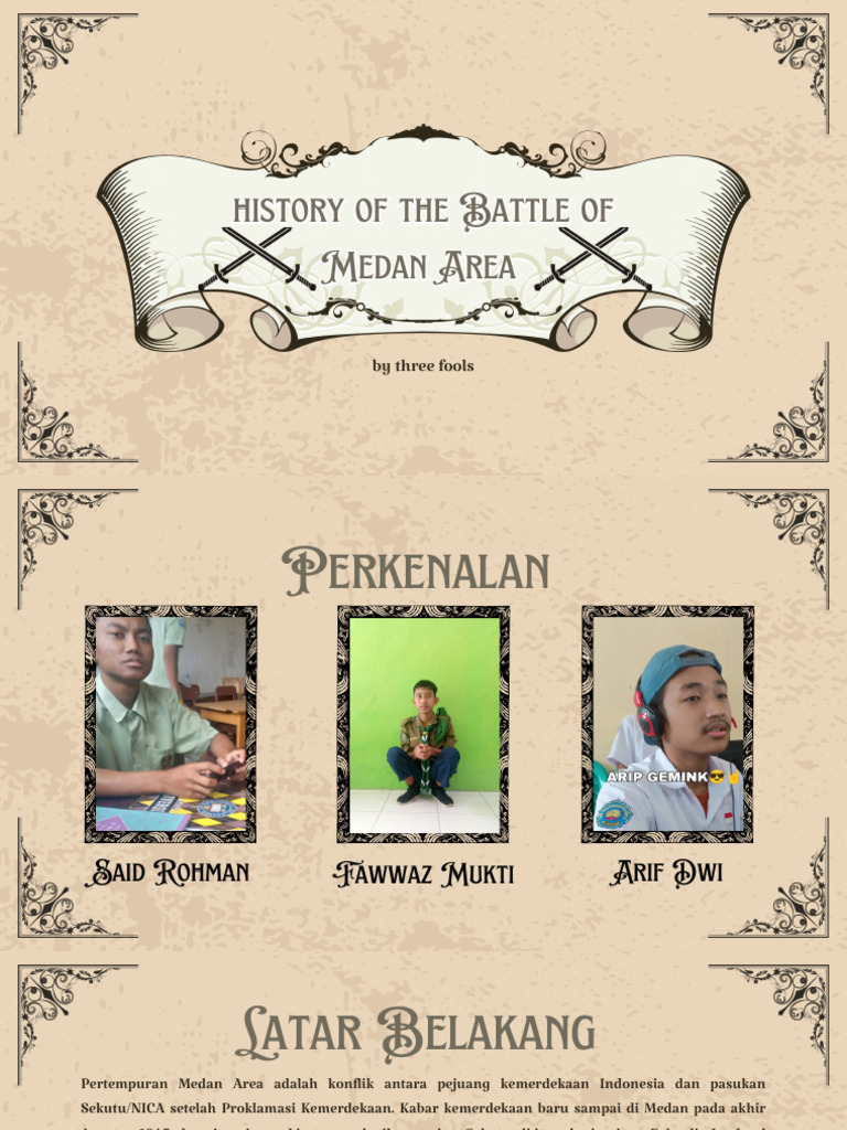 History of The Battle of Medan Area - 20250116 - 090406 - 0000 | PDF