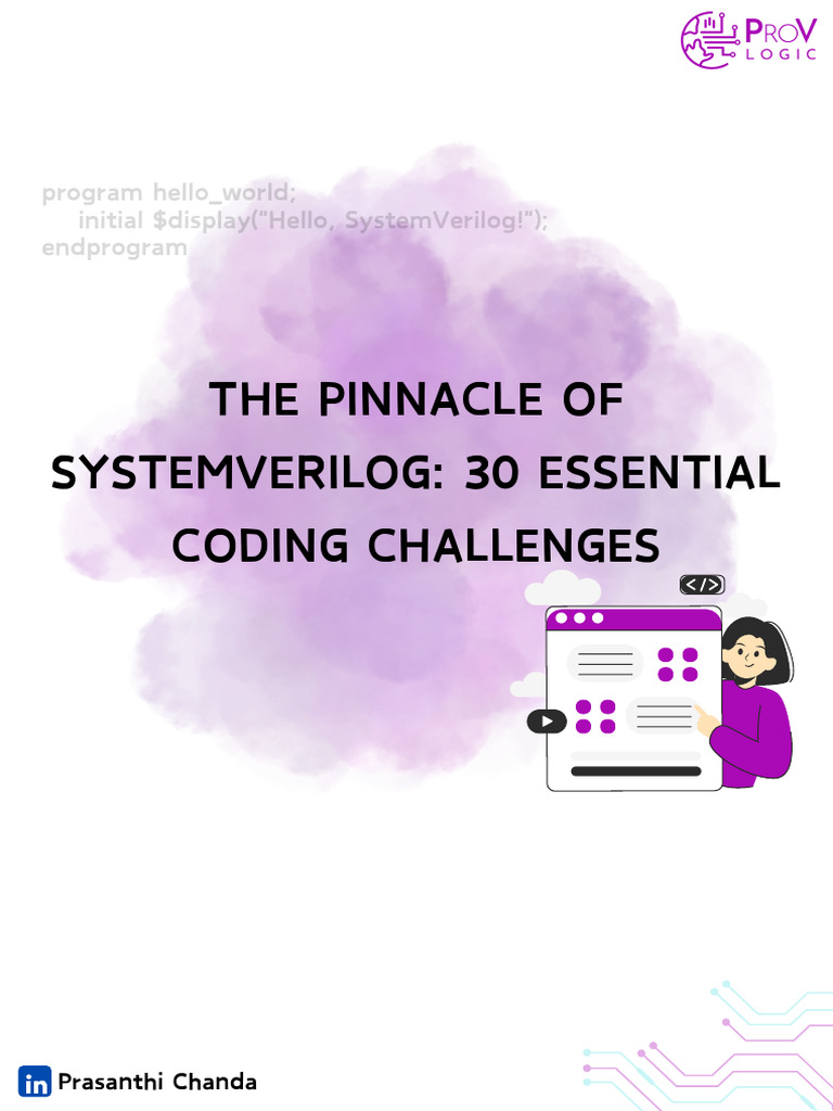 SystemVerilog: 30 Coding Challenges | PDF
