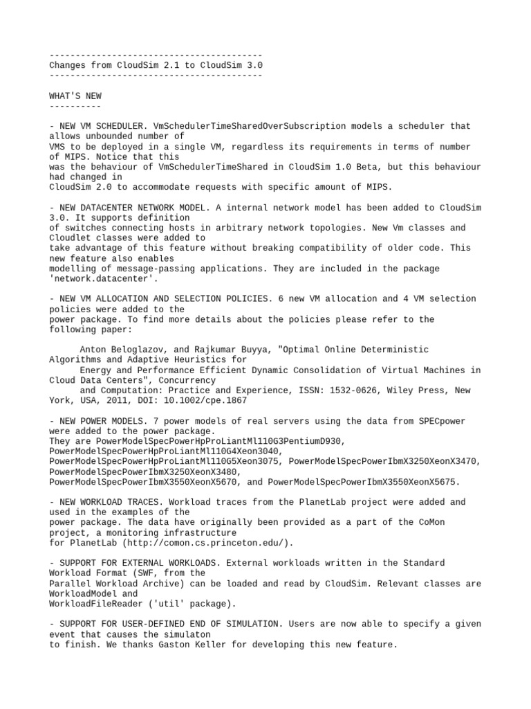 Change Log | PDF | Virtual Machine | Data Center