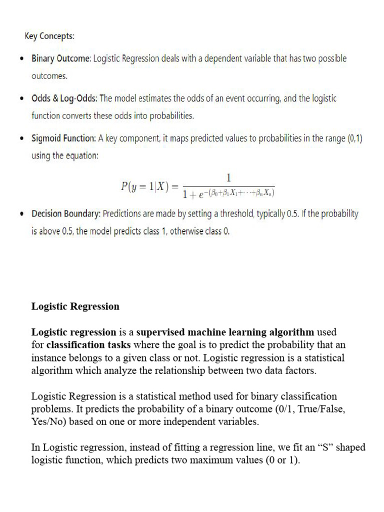 Understanding Logistic Regression Basics | PDF | Logistic Regression | Regression Analysis
