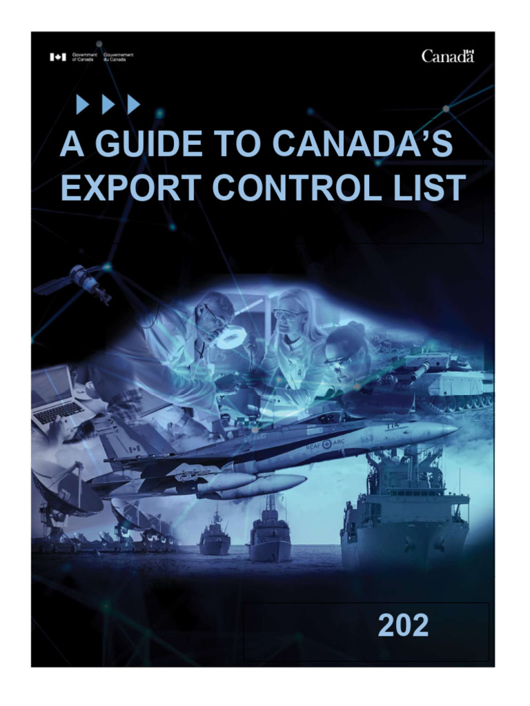 Canada Export Control List Guide 2023 | PDF | Uranium | Nuclear Fuel