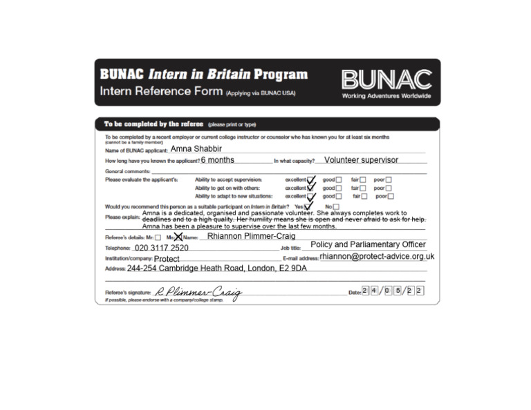 Referee Form | PDF