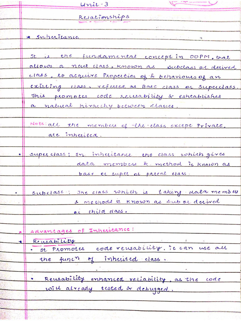 Unit 3 - Relationships | PDF
