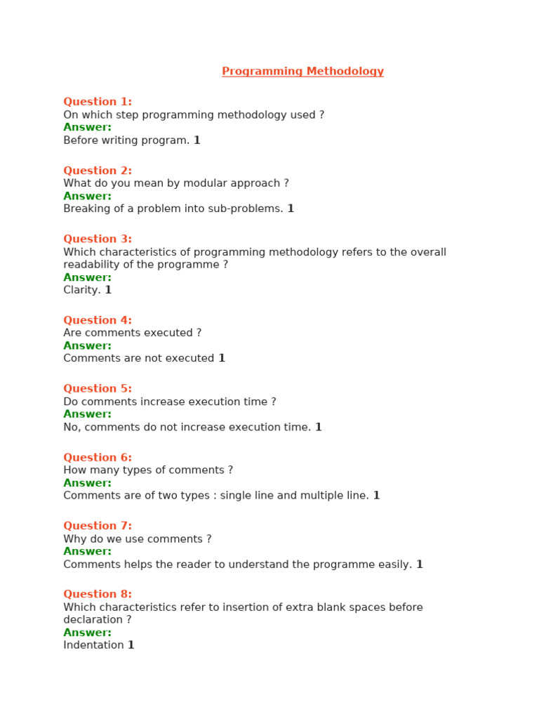 programming methodology | PDF | Computer Program | Programming programming methodology | PDF | Computer Program | Programming