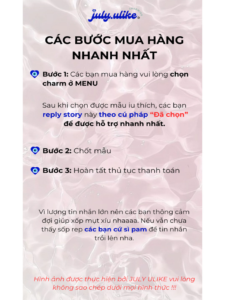 (July Ulike) Menu Charm 1 | PDF