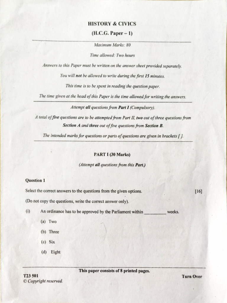 History 2022 - 23 Board Paper | PDF